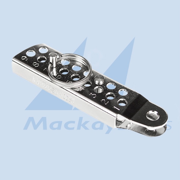 Shroud Adjuster- Ronstan, custom top cut off - Mackay Boats