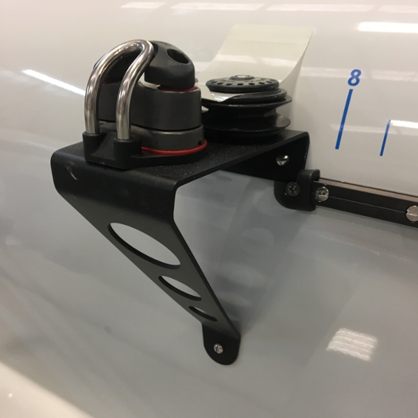 470 Jib Cleat Bracket Complete- Aluminium - Mackay Boats