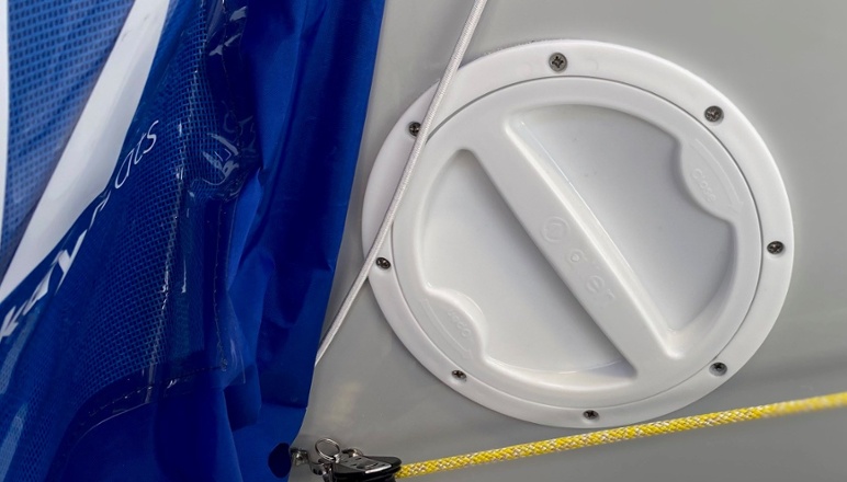 Inspection Port 6" White - Mackay Boats