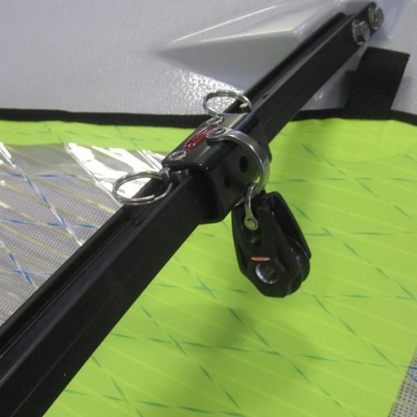 49er/FX Jib Track Only finished with fasteners - Mackay Boats